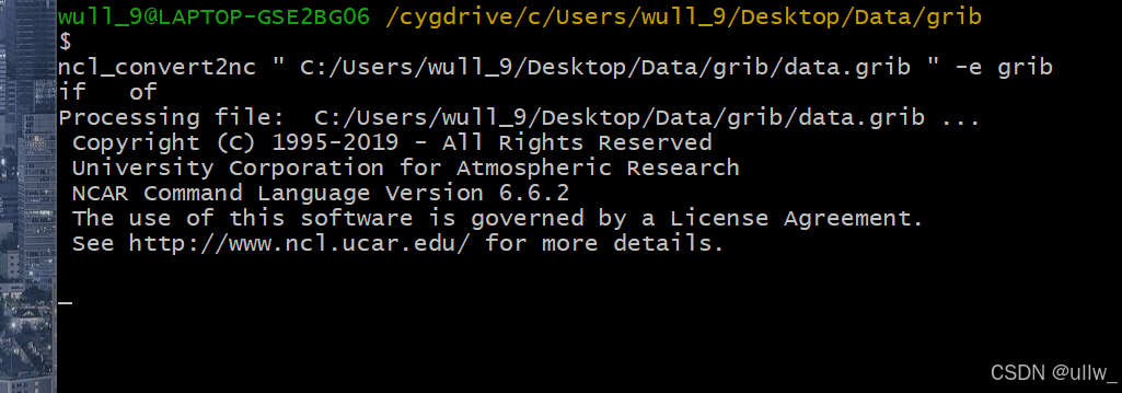 NCL将grib转nc-CSDN博客