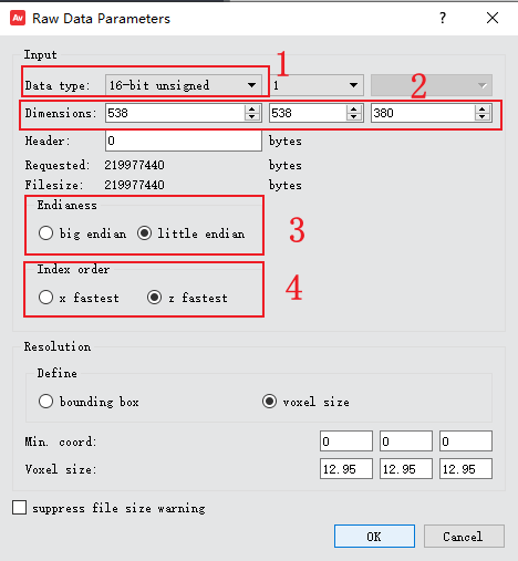 用Avizo打开.raw文件（CT扫描的三维图.Raw格式）_avizo如何导入raw文件-CSDN博客