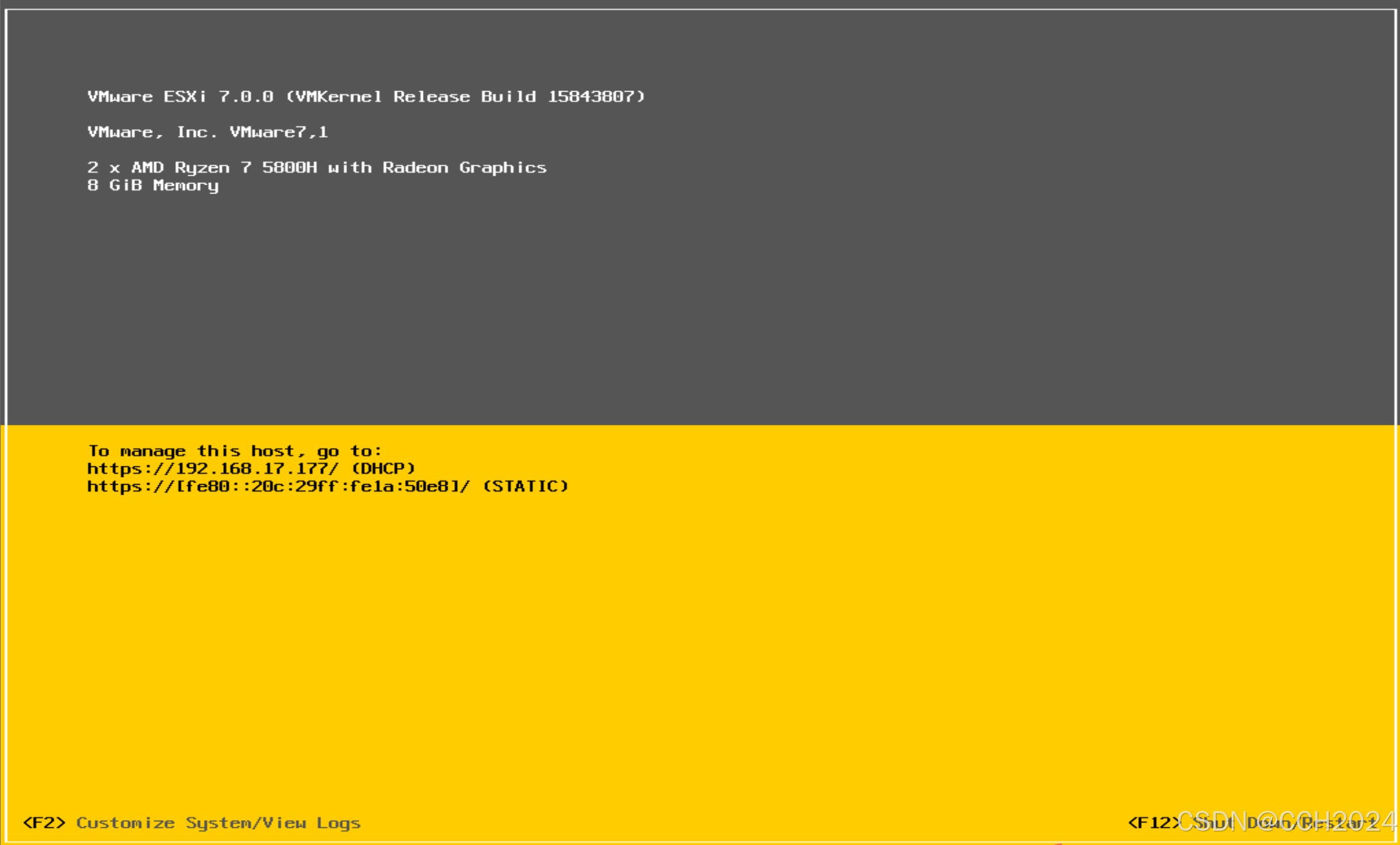 云平台运维管理笔记2—配置ESXI系统的管理IP地址_esxi设置ip地址-CSDN博客