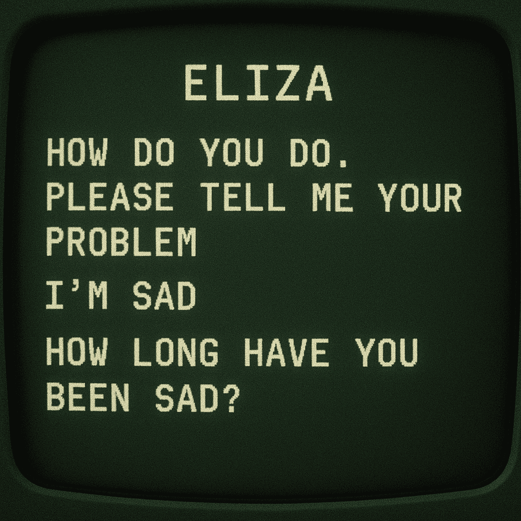 第一个AI对话机器人-Eliza_eliza聊天机器人-CSDN博客