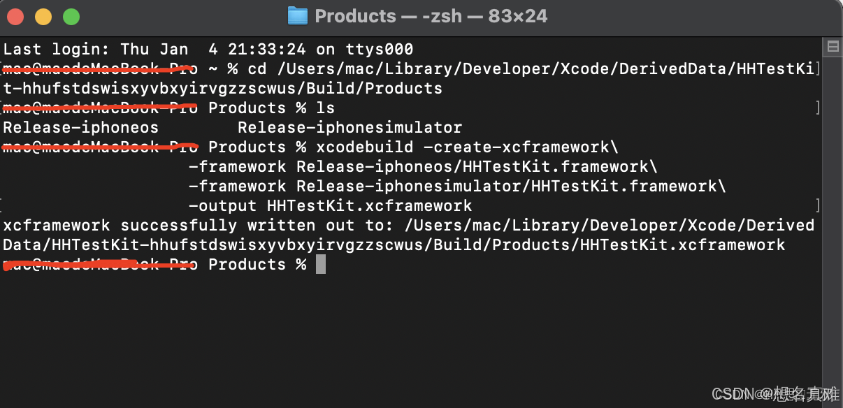 Xcode15 Swift 制作 XCFramework_xcframework制作-CSDN博客