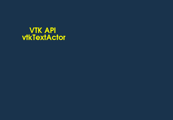 VTK API 详解（116）：vtkTextActor - 显示文本-CSDN博客