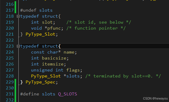 Qt + C++ 调用python3.10 报 error C2238: 意外的标记位于“；”之前_qt 调用python时提示slots-CSDN博客
