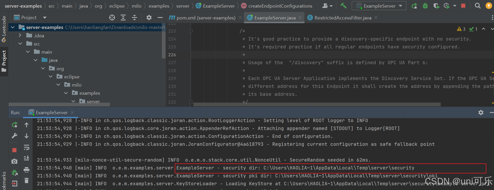 Java使用Milo实现OPC UA客户端及服务端，操作uaexpert工具测试（史上最详细讲解）_java opcua-CSDN博客