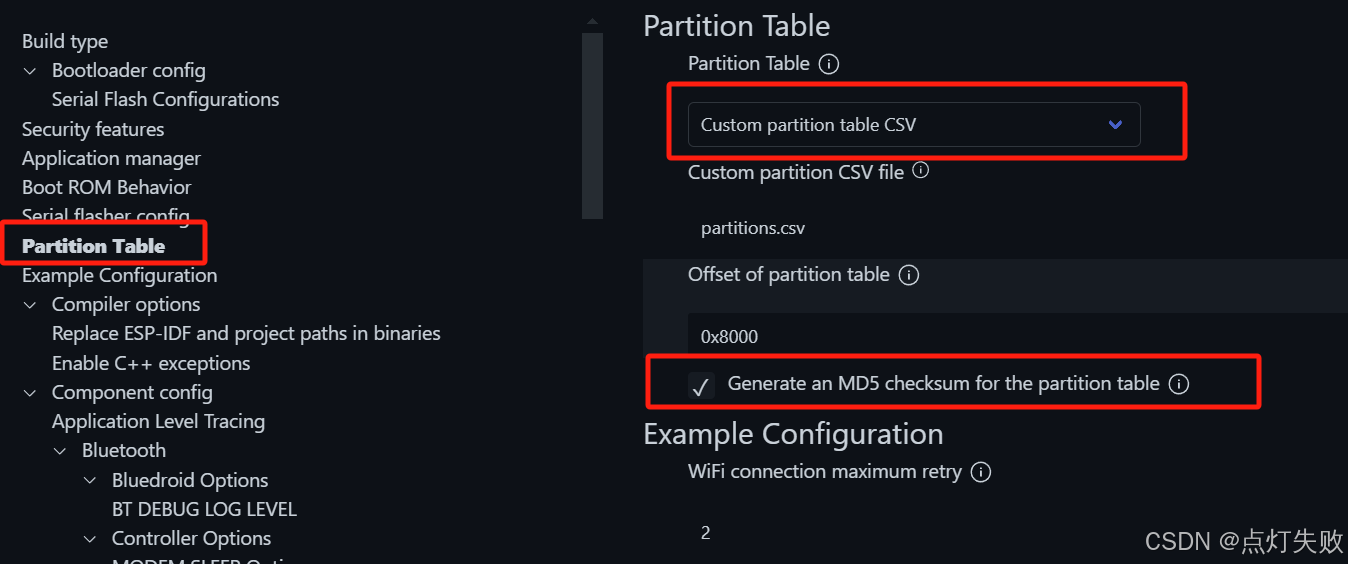 esp32-IDF 自定义分区表partitions.csv，Flash存储-CSDN博客