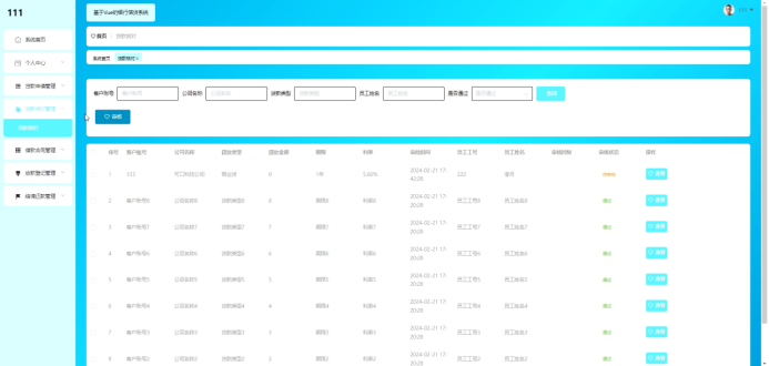 计算机毕设springboot基于vue的银行信贷系统 基于spring Boot与vuejs的银行信贷管理系统开发 Vue驱动的