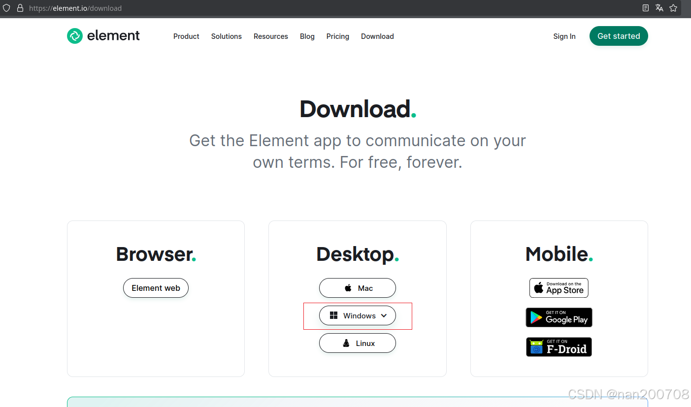 Element加密通信【下期自定义Matrix服务器教程】_element matrix-CSDN博客