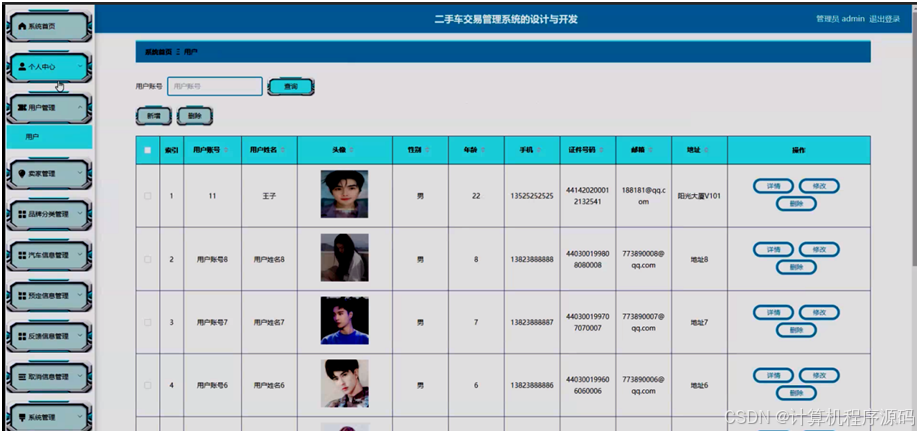 计算机毕业设计springboot二手车交易管理系统的设计与开发 二手机动车交易管理平台 旧车交易综合管理系统二手车管理系统的系统用例图 Csdn博客