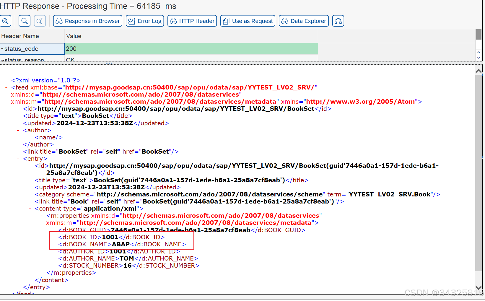 5.SAP ABAP OData 服务如何支持 $filter (过滤)操作_odata filter-CSDN博客