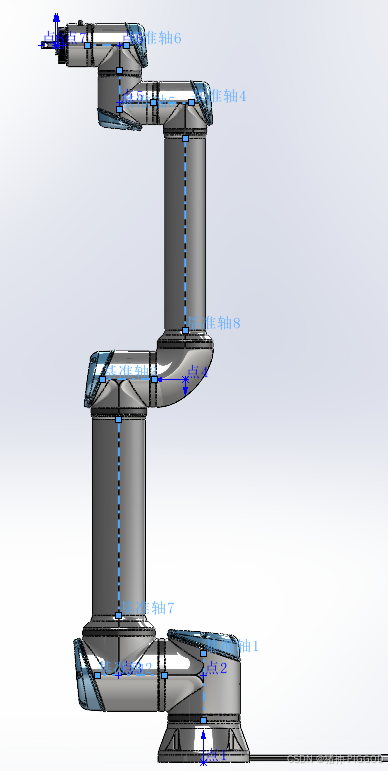 《补充》将STEP格式UR10e机器臂模型使用SOLIDWORKS导出成urdf格式模型，并使用moveIt！配置后，驱动真实UR10e机器臂移动_ur10 urdf-CSDN博客