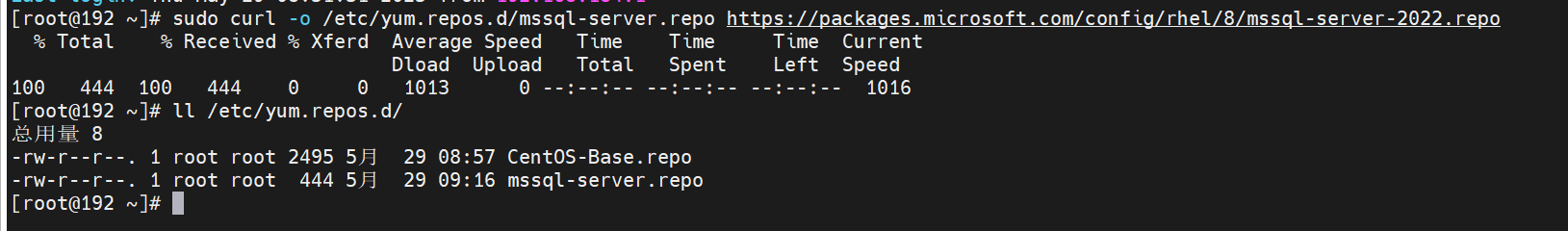 SQLServer【安装篇】02：CentOS 8.0【在线】【离线】安装SQL Server 2022及使用_sqlserver离线安装 ...