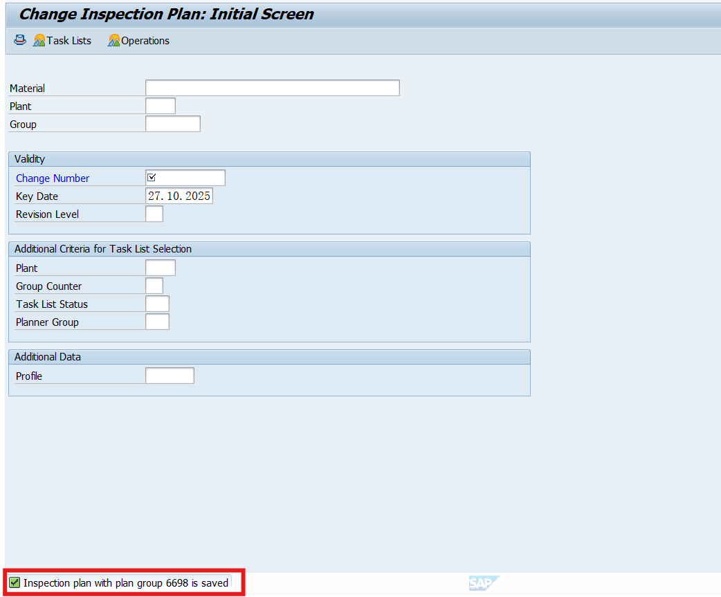 SAP QM 检验计划Header里的Long Text_sap qp01创建检验计划报错:指定主文件检验特性***的有效数据输入模式-CSDN博客