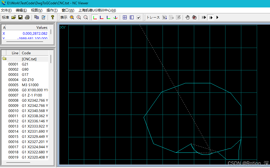 C# 解析Dxf文件，加载显示CAD路径，并且生成G代码_加载g代码用什么控件呢-CSDN博客