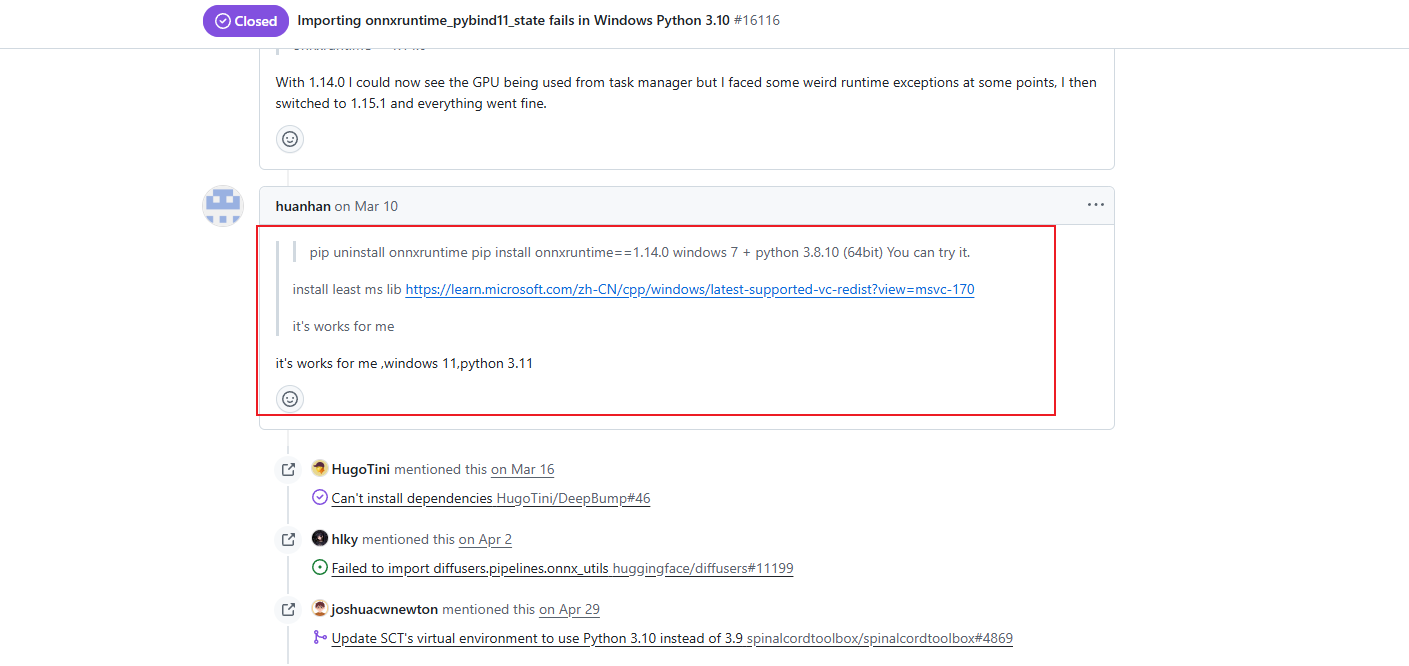 chromadb 导致的 ValueError: The onnxruntime python package is not ...