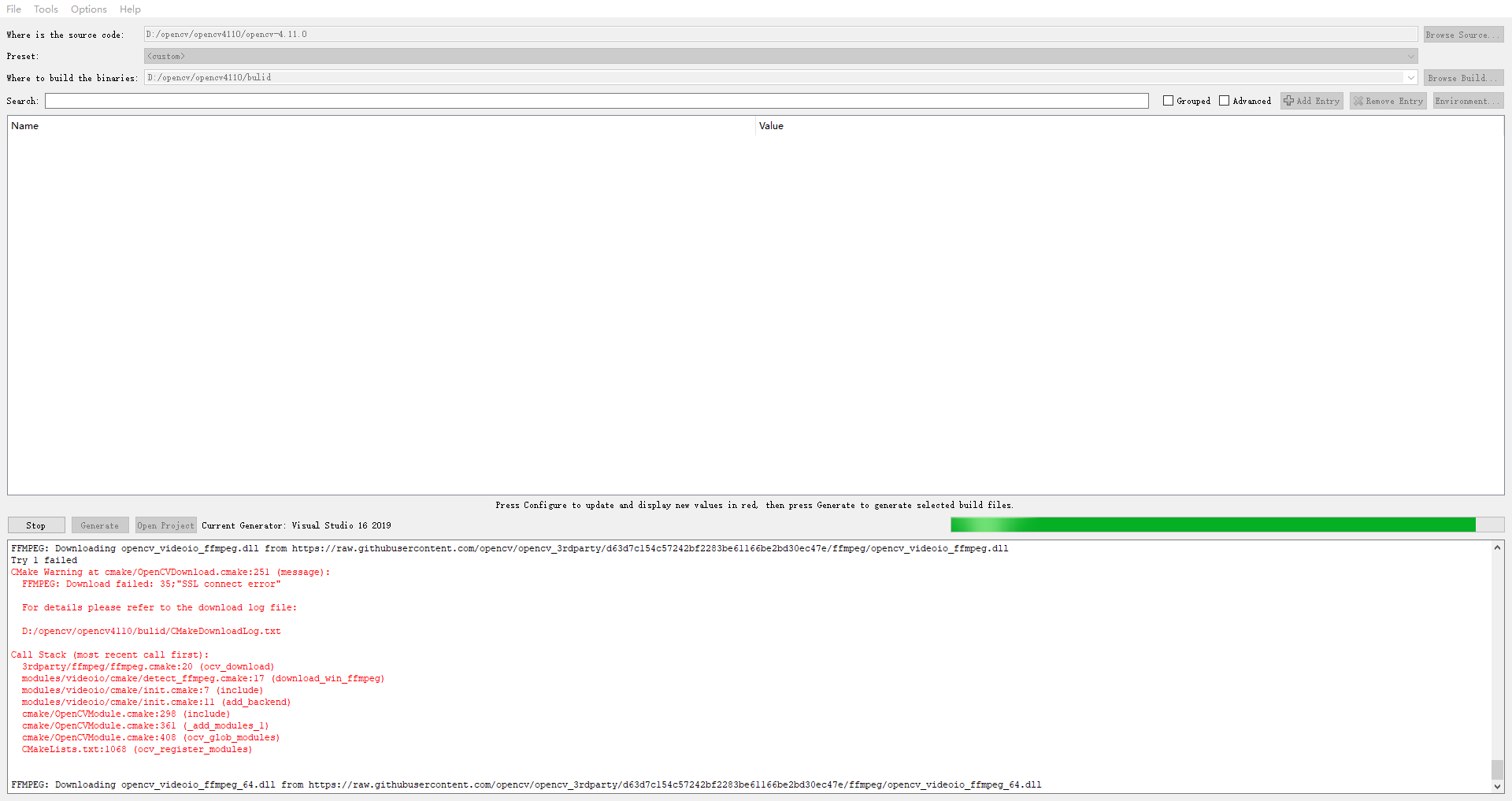 [OpenCV]win10+opencv4.11.0+opencv_contrib+cmake详细编译记录_opencv4.11.0下载-CSDN博客