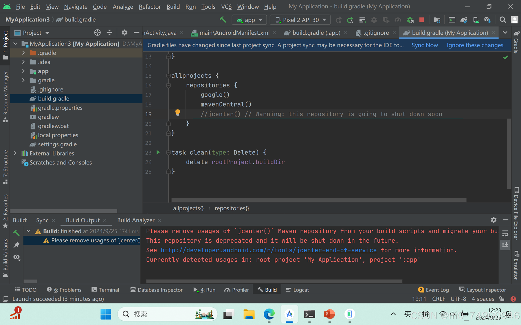Android Studio报错：Manifest merger failed : Apps targeting Android 12.....及java.lang ...