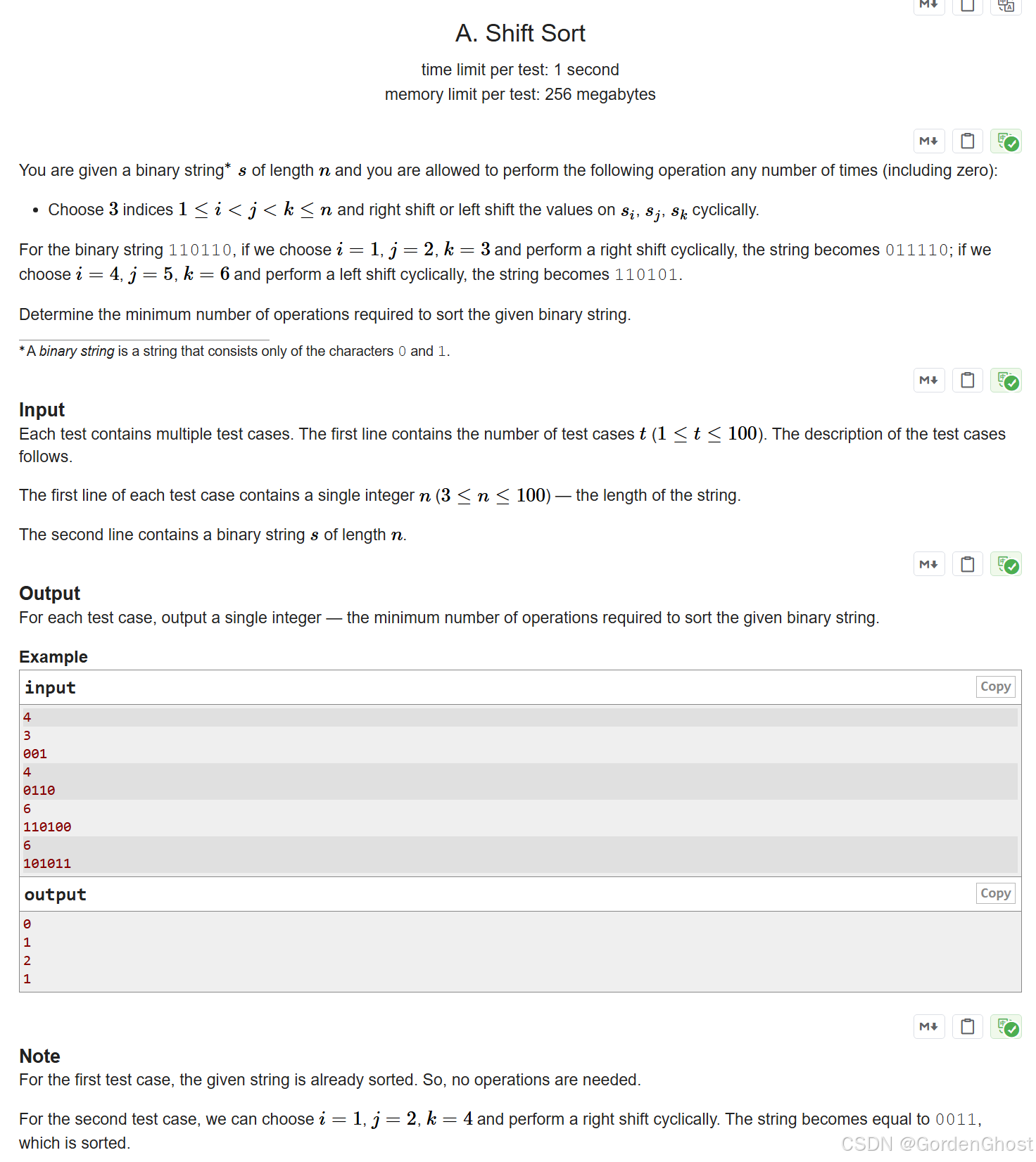 Shift Sort（Codeforces Round 1049）-CSDN博客