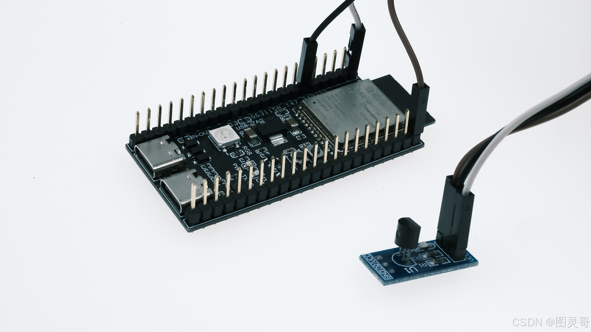 【实验】ESP32连接DS18B20采集环境温度_esp32 ds18b20-CSDN博客