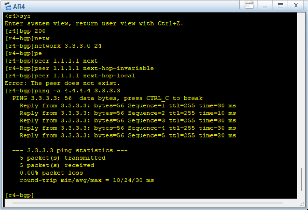 BGP作业_[r1]bgp 100 [r1-bgp]router - id 1.1.1.1聽聽 [r1-bgp]-CSDN博客