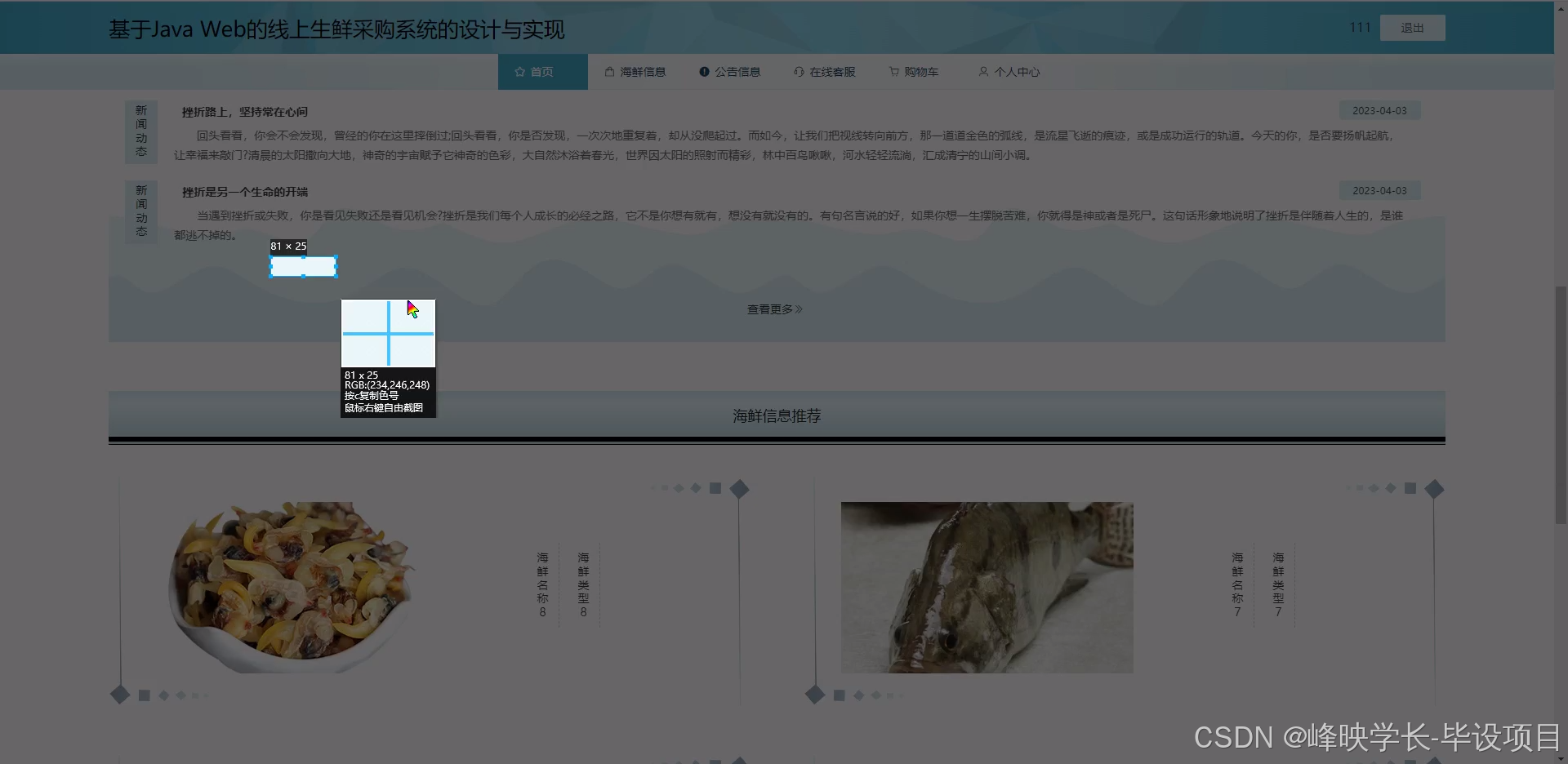 基于djangovuevue基于web的线上生鲜采购系统的设计与实现【开题报告程序论文】 计算机毕设 Csdn博客