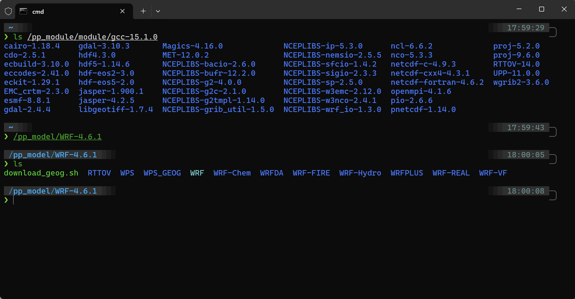 WIndows PC解压即用的WRF-V4.6.1数值模式_piggy packages-CSDN博客