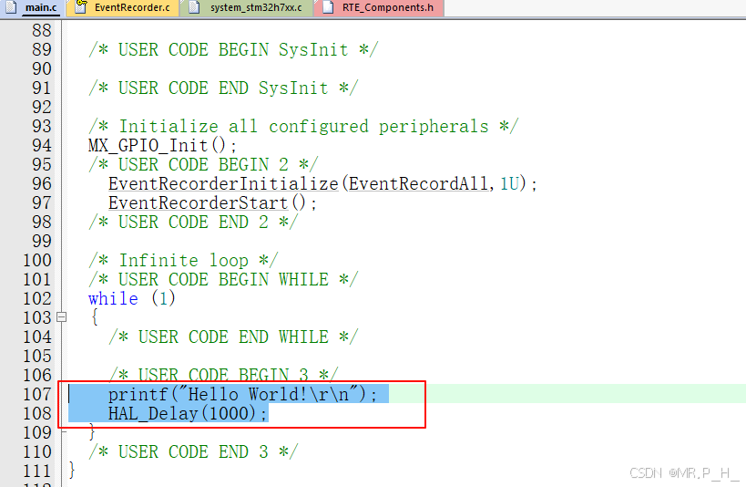 keil中Event Recorder功能打印的简单使用-CSDN博客