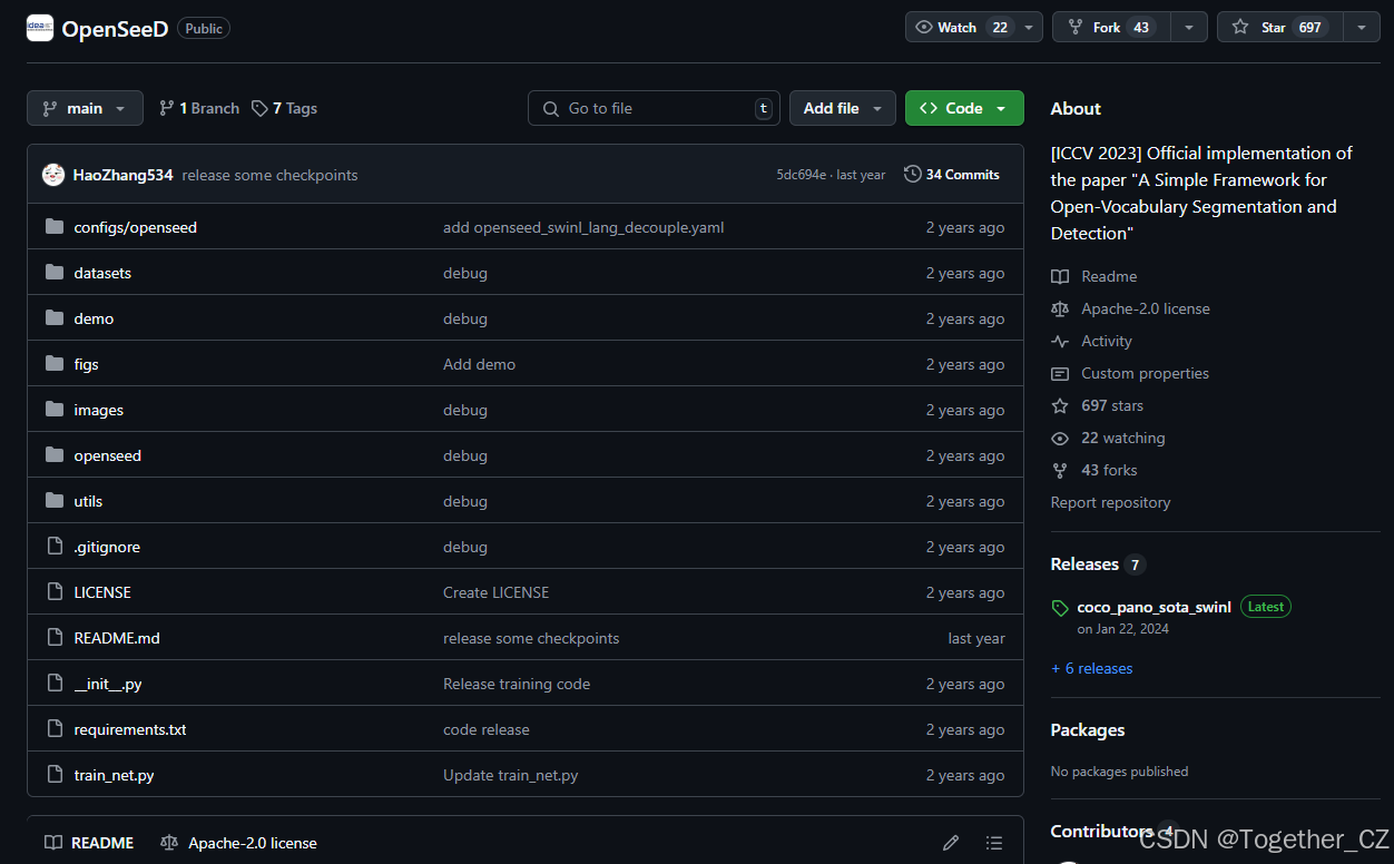 OpenSeeD：A Simple Framework for Open-Vocabulary Segmentation and Detection——一个简单的开放词汇分割与检测框架-CSDN博客