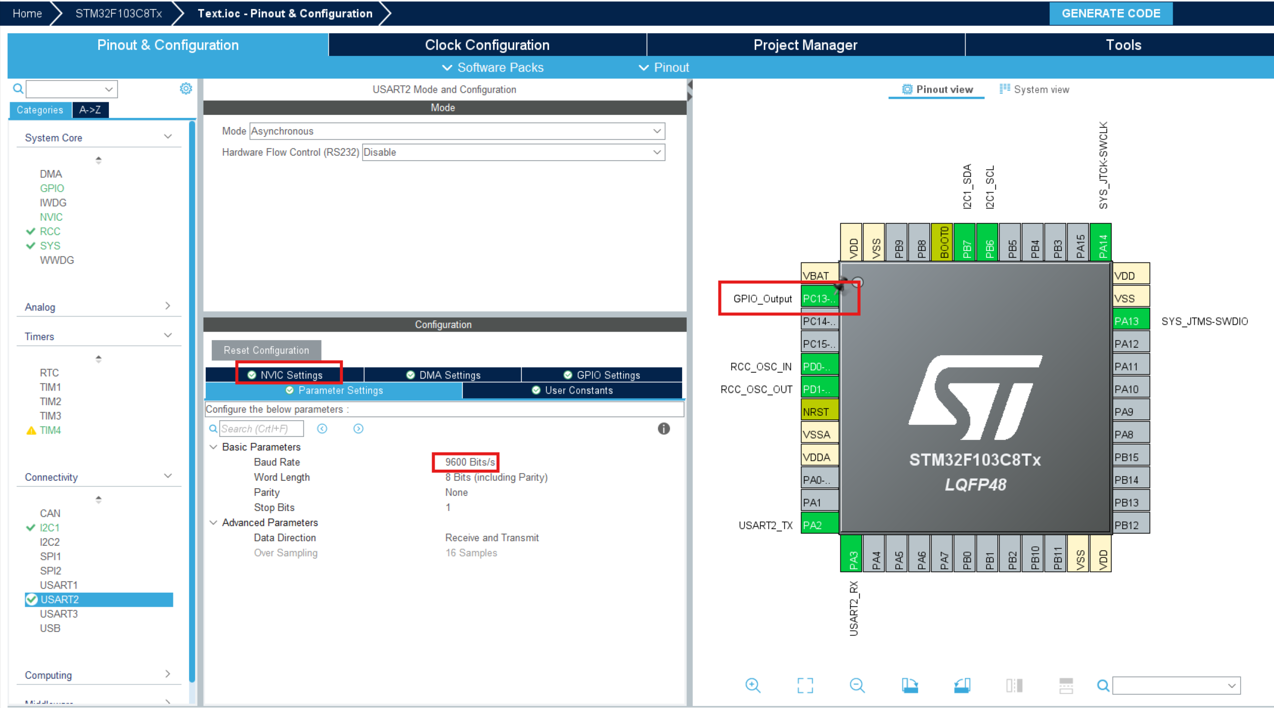 stm32f103c8t6+HAL+HC-06蓝牙，手机控制点灯实操_stm32f103c8t6实现hc-06蓝牙操作l293d小车功能的keil5程序-CSDN博客