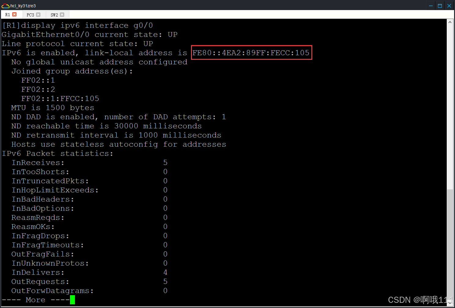 H3C IPv6实验 -CSDN博客