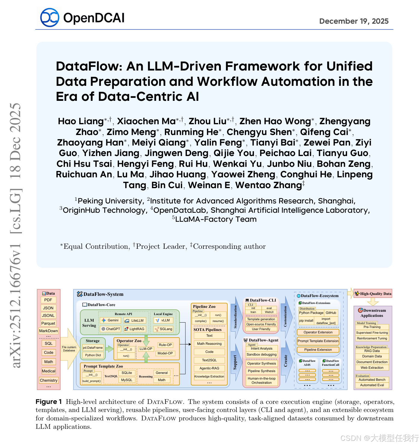 北大：LLM数据准备框架DataFlow_dataflow: an llm-driven framework for unified data-CSDN博客