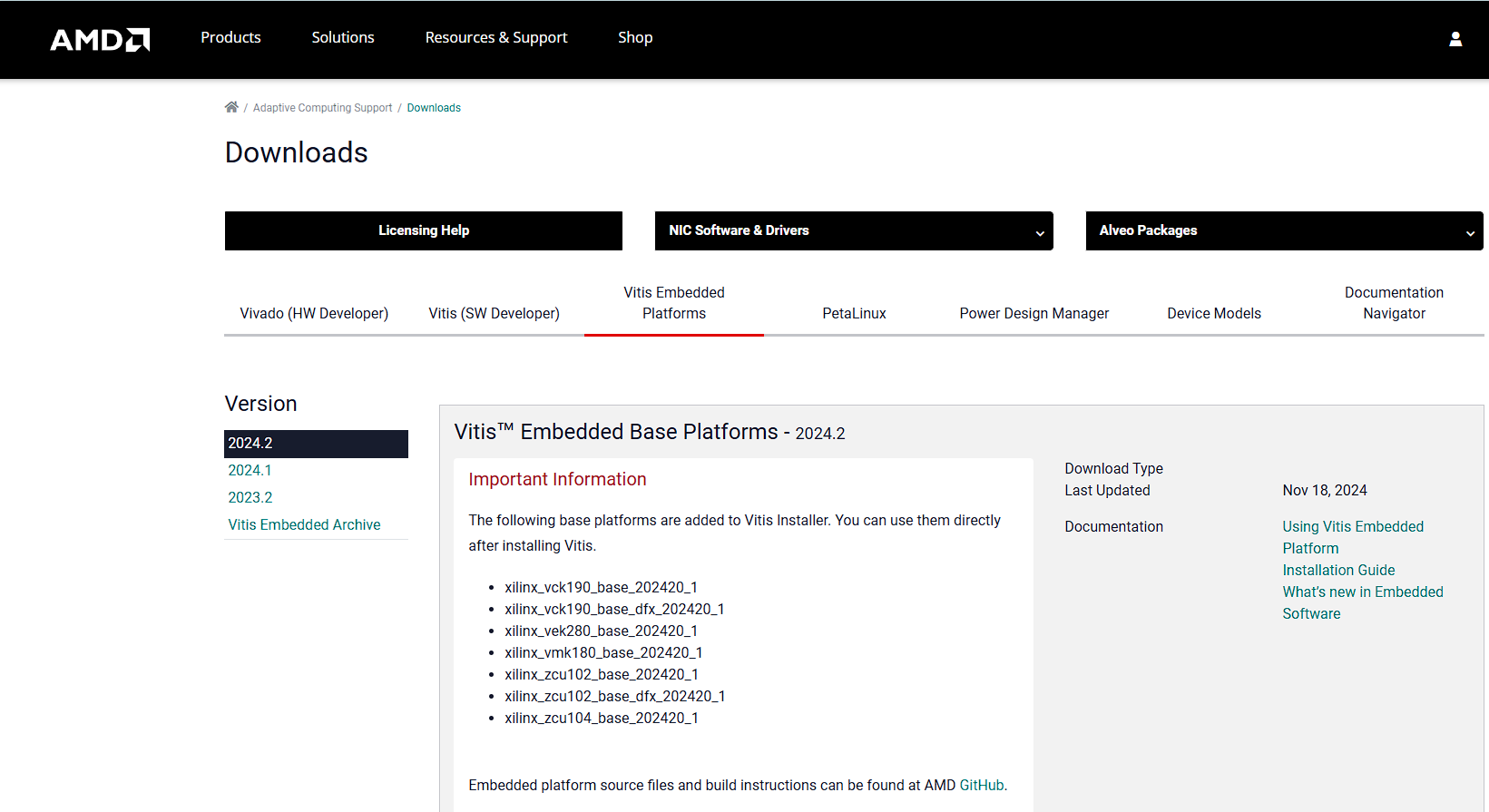 Vitis™ Embedded Base Platforms：完整解析_赛灵思fpga软件vitis-CSDN博客