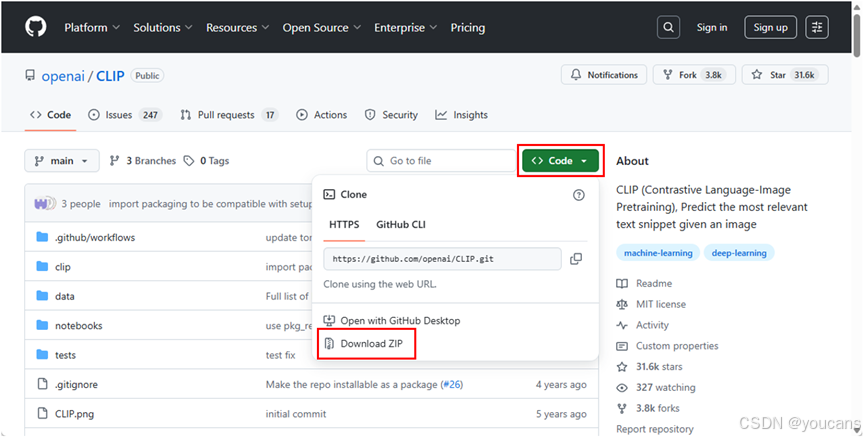 【CLIP】（2）CLIP 项目安装与配置_clip csdn-CSDN博客