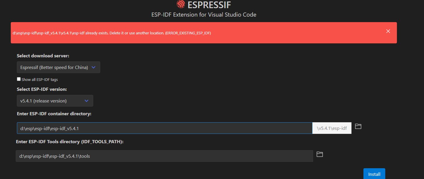 Vscode环境下ESP-IDF安装教程_vscode安装espidf-CSDN博客