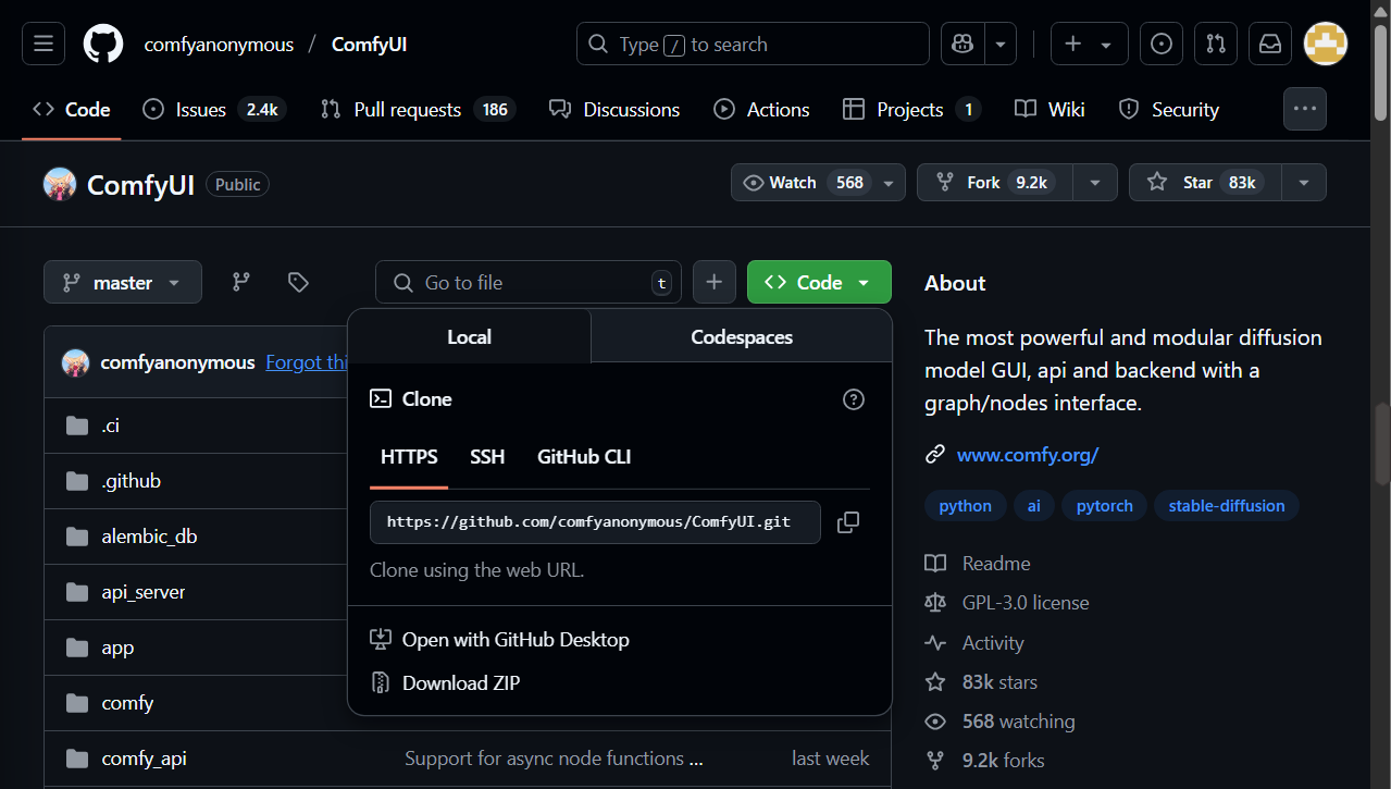 ComfyUI安装_comfyui torch安装-CSDN博客