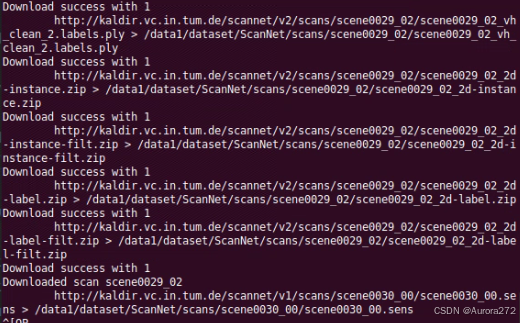 ScanNet数据集自动断点重下载_scannet++下载-CSDN博客