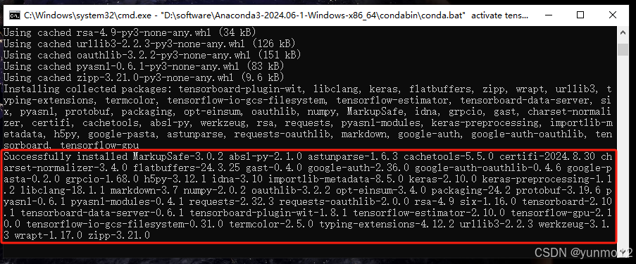 conda 搭建tensorflow-GPU和pycharm软件环境配置_conda安装tensorflow gpu-CSDN博客