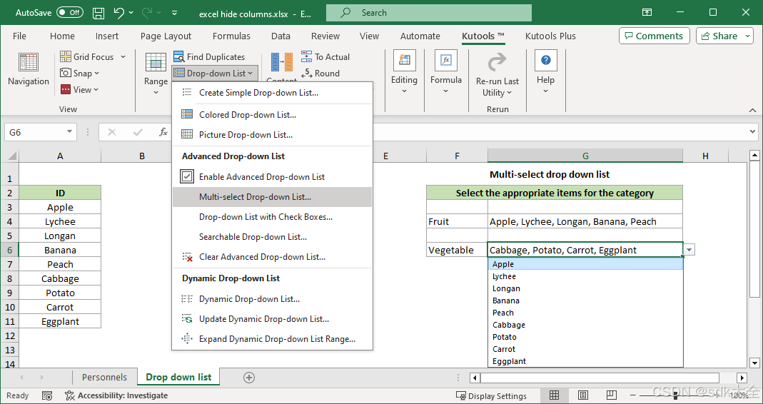 Kutools 30.5 for Excel - 简化您的 Excel 任务-CSDN博客