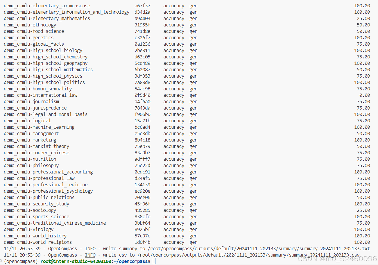 基础岛-第6关-L1G6000-OpenCompass 评测书生大模型实践-CSDN博客