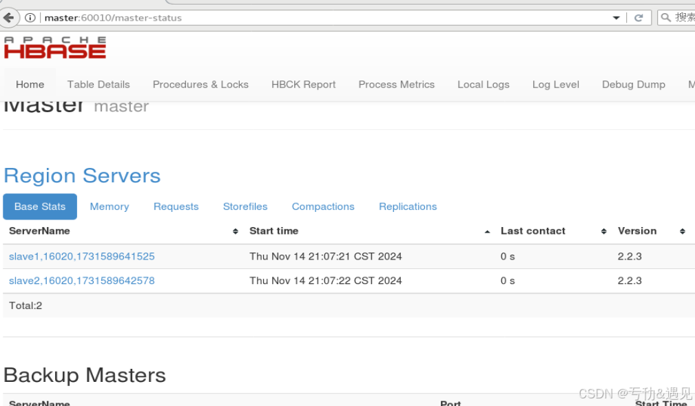 hbase配置部署_hbase环境变量配置-CSDN博客