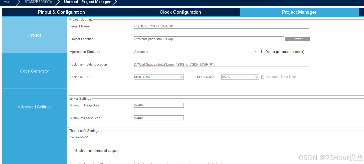 关于STM32F429+STM32CubeMx 6.12 + LWIP实现TCP/UDP通讯_stm32cubemx lwip-CSDN博客