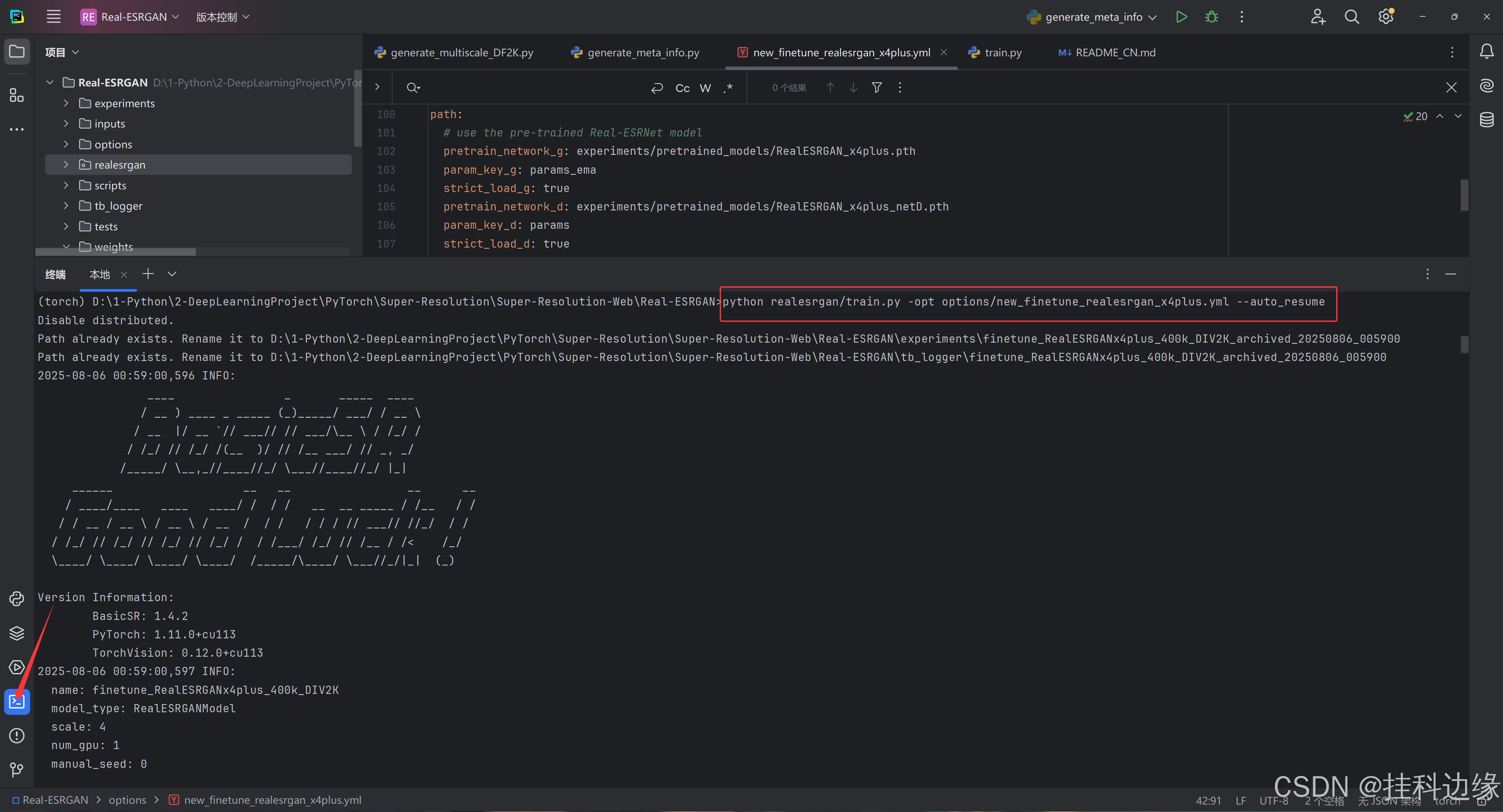 手把手教你使用Real-ESRGAN图片超分辨率重建训练和推理，含完整代码和数据集，全网最详细教程-CSDN博客