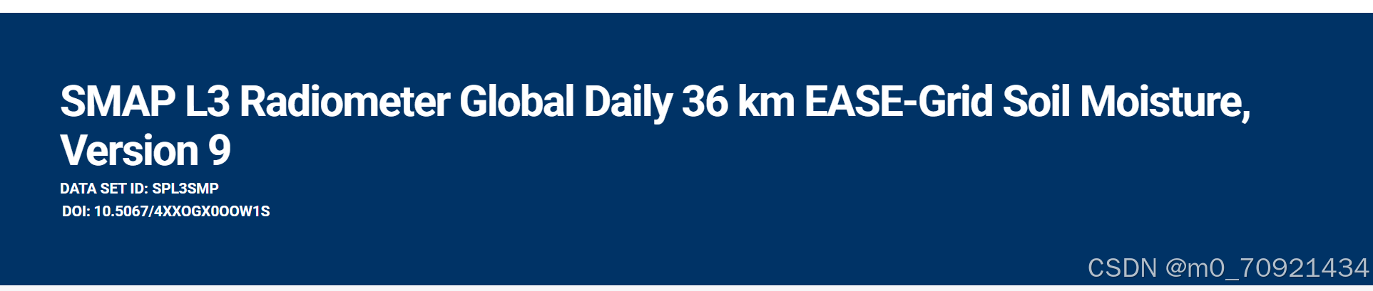 SMAP数据下载-CSDN博客