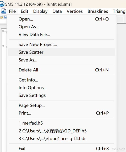 【SMS操作】水深数据合并_sms水深插值-CSDN博客