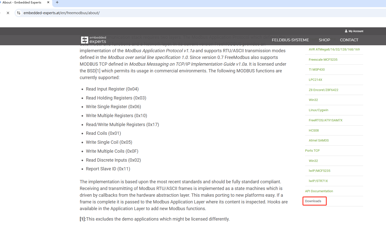 MODBUS之FreeModbus源码获取_freemodbus下载-CSDN博客