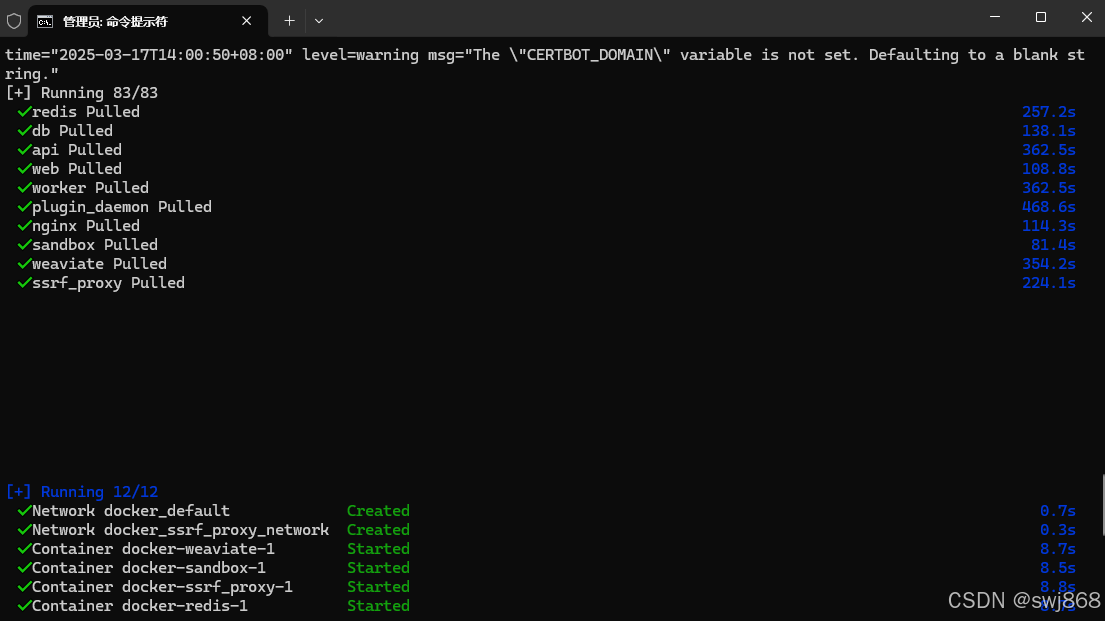 Docker部署 Dify_docker dify部署 网络配置-CSDN博客