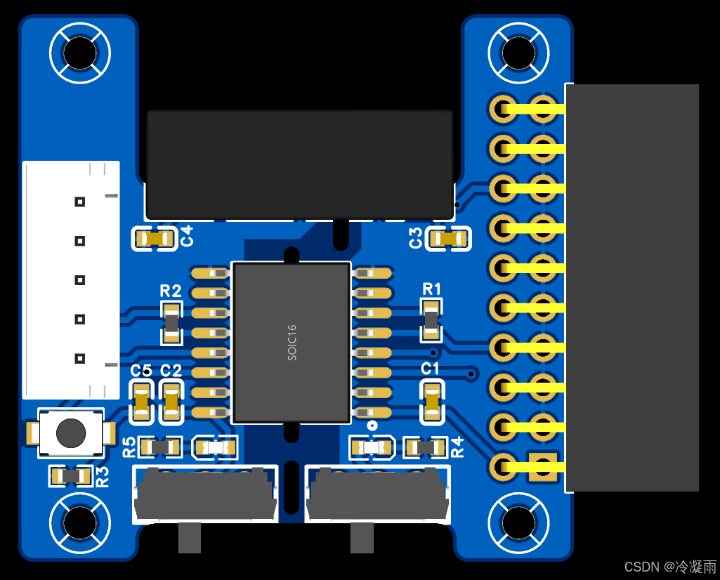 JTAG-SWD隔离模块 — 基于ADUM1411_jtag转swd-CSDN博客