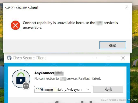 Connect capability is unavailable because the VP service is unavailable.-CSDN博客
