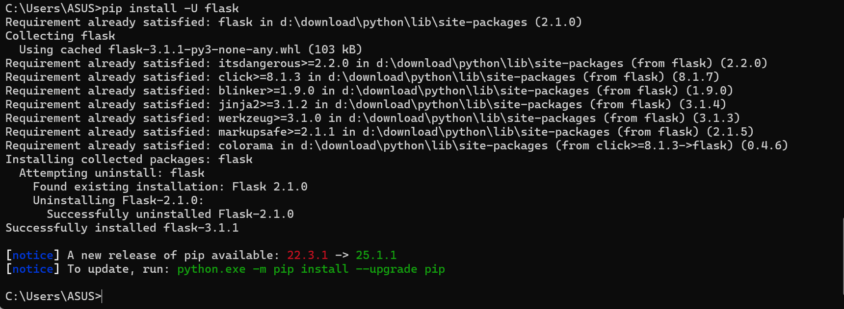 Flask 出现 ImportError: cannot import name ‘url_quote‘ from ‘werkzeug.urls‘ 的报错解决方法-CSDN博客