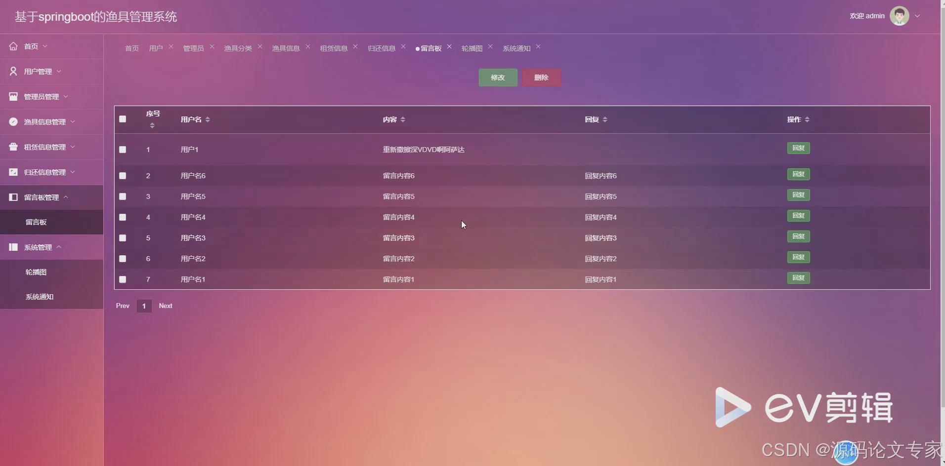 Vue3基于springboot的渔具钓鱼租赁管理系统 Java毕业设计源码前后端分离java毕业设计源码 Csdn博客