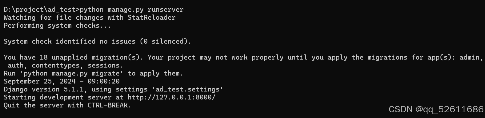 Django项目启动、应用注册、服务请求、urls.py、settings.py、views.py配置（VSCode）_django配置项目启动页面-CSDN博客